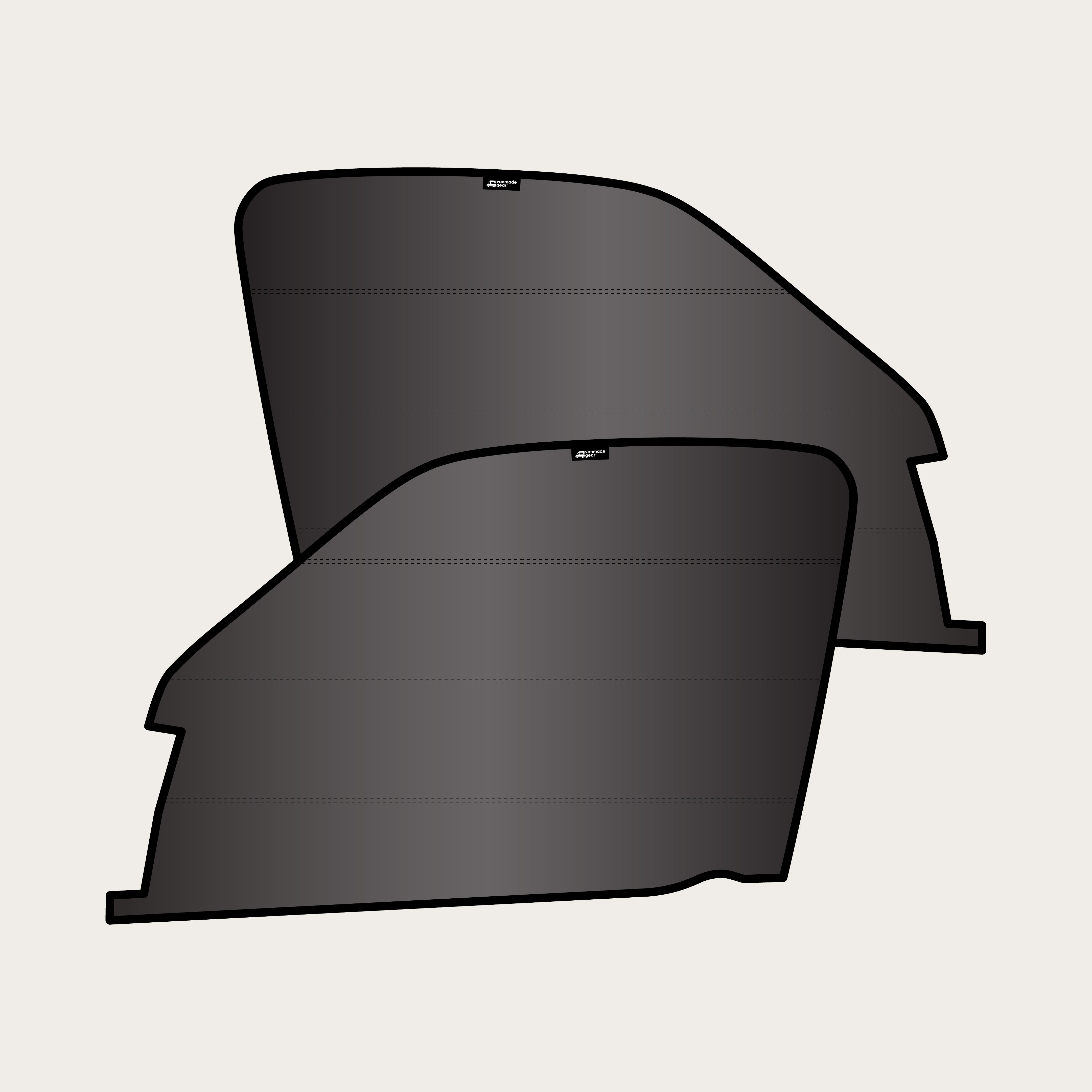 Sprinter 2007–2018 - Front Door Shades (set) by Vanmade Gear – FreedomVanGo