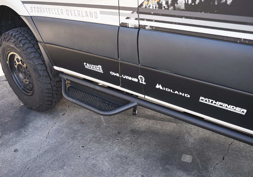 Mercedes Sprinter Side Steps - Tube Version (Driver Side) by Roambuilt ...
