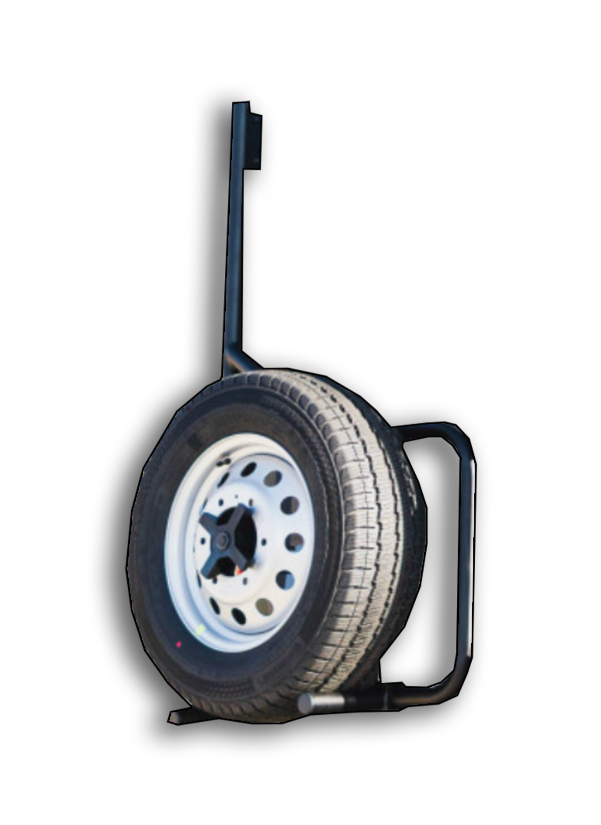 Driver Side Rear Door Box/Tire Rack - Transit 2015+ by Aluminess ...