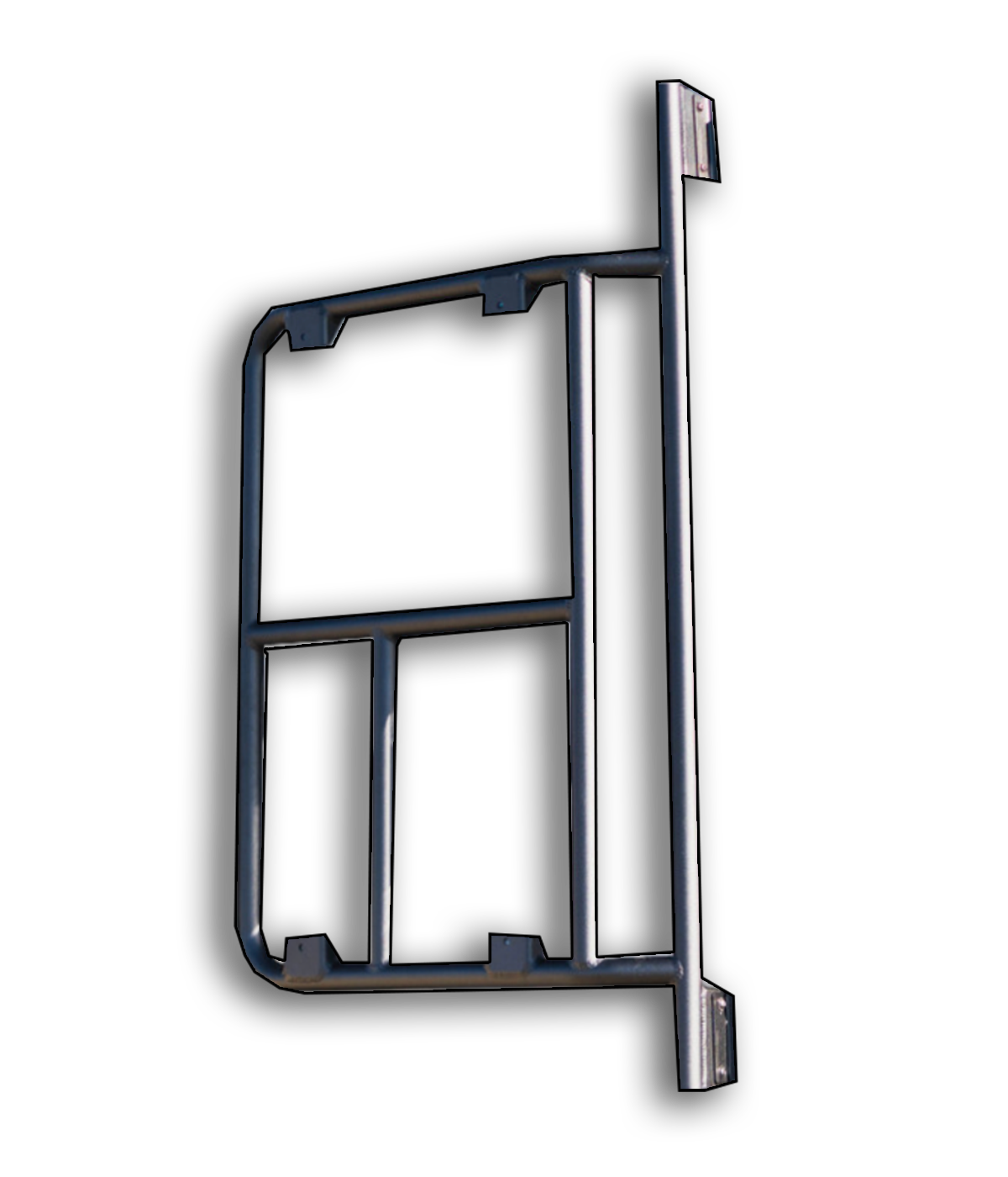 Rear Door Rack Base Unit - Transit 2015-25 by Aluminess – FreedomVanGo